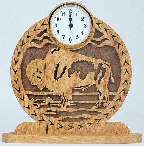 Buffalo Clock Scroll Saw Pattern | Cherry Tree Toys