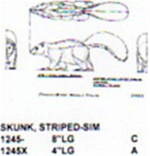 Striped Skunk Walking 4" Long Hummul Carving Company – Cherry Tree Toys
