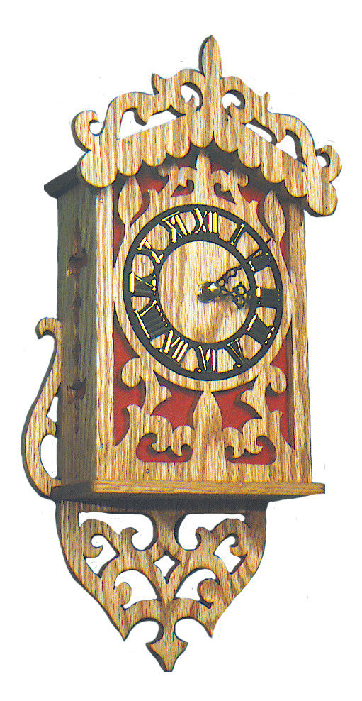 Wall clock Scroll Saw pattern - CherryTreeToys.com – Cherry Tree Toys