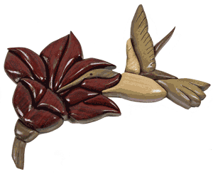 Hummingbird Intarsia Pattern – Cherry Tree Toys