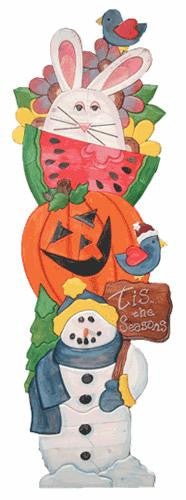 8 Foot Tis The Seasons Totem Pole Plan – Cherry Tree Toys