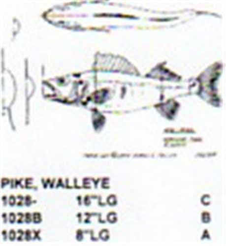 Walleye Pike Mouth Open 12" Long Hummul Carving Company – Cherry Tree Toys