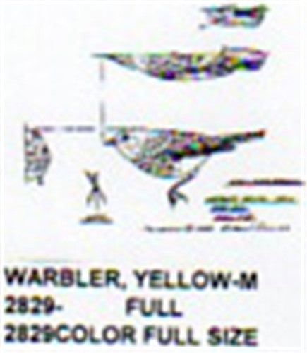 Yellow Warbler Male Color Hummul Carving Company – Cherry Tree Toys