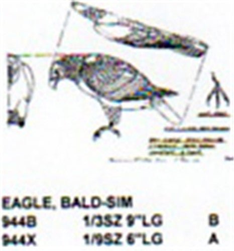 Bald Eagle Standing Head Down Carving Pattern Hummul Carving Company ...
