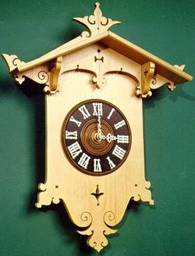 Bavarian Clock Scroll Saw Pattern | Cherry Tree Toys