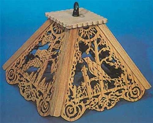 Bird Lamp Shade Scroll Saw Plan | Cherry Tree Toys