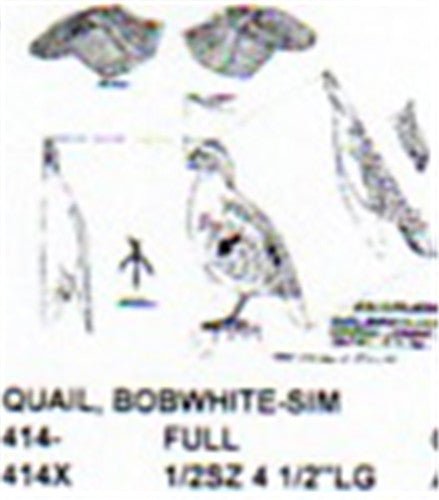 Bobwhite Quail Singing Stiller Carving Pattern | Cherry Tree Toys