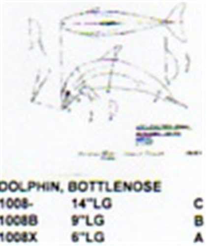 Bottlenose Dolphin Jumping 9" Stiller Carving Pattern \ Cherry Tree ...