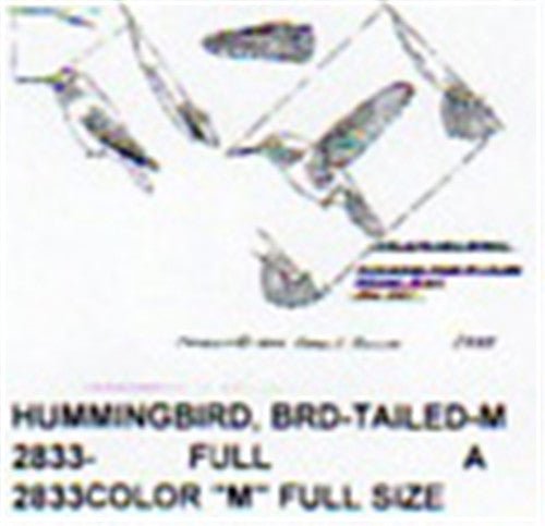 Broad Tailed Hummingbird Stiller Carving Pattern| Cherry Tree Toys