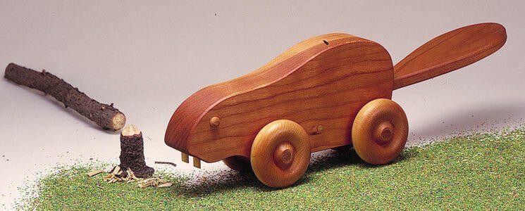 Bucky The Beaver Toy Woodworking Plan Cherry Tree Toys