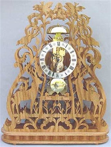 Deer Skeleton Clock Scroll Saw Pattern| Cherry tree Toys – Cherry Tree Toys