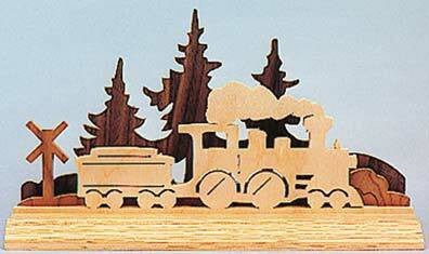 Dimensional Train Scroll Saw Pattern – Cherry Tree Toys