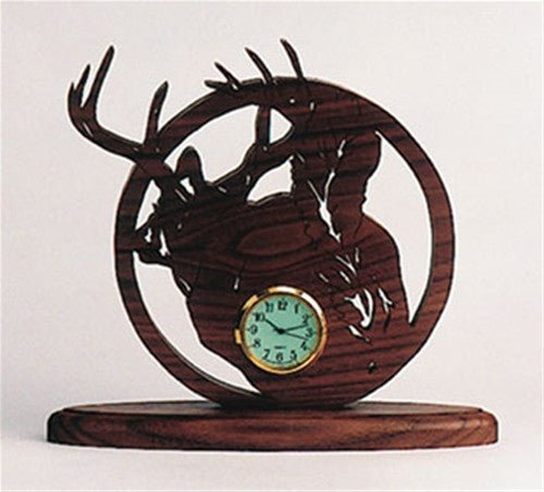 Whitetail Deer Clock Scroll Saw Pattern | Cherry Tree – Cherry Tree Toys