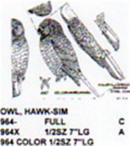 Hawk Owl Perching Carving Pattern Hummul Carving Company – Cherry Tree Toys
