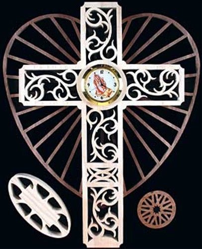 Heart Cross Clock Pattern – Cherry Tree Toys