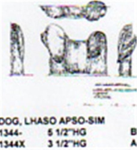 Lhasa Apso Standing 5 1/2" High Hummul Carving Company – Cherry Tree Toys