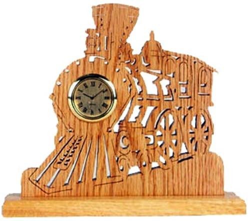 Locomotive Clock Scroll Saw Plan | Cherry Tree Toys