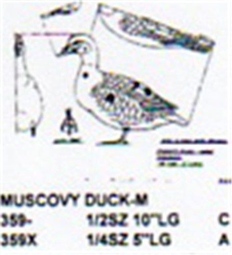 Muscovy Duck Standing Carving Pattern Hummul Carving Company – Cherry ...