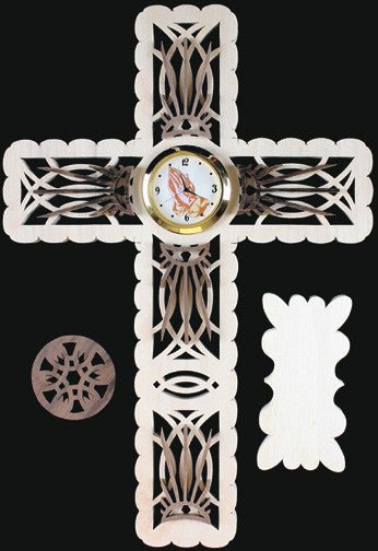 Ray of Light Cross Clock Scroll Saw Plan | Cherry Tree Toys