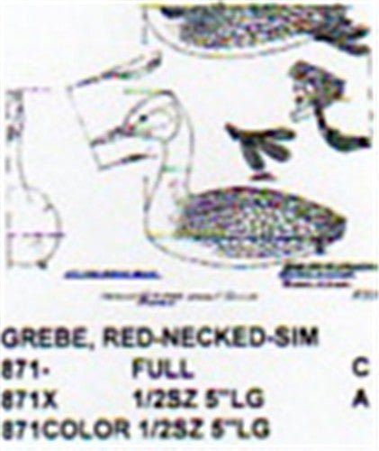 Red Necked Grebe Resting On Water Hummul Carving Company – Cherry Tree Toys