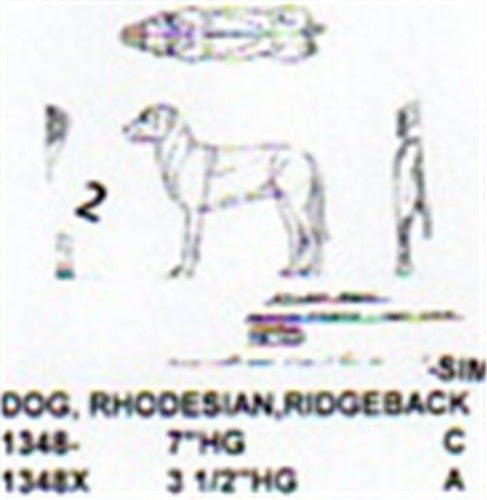 Rhodesian Ridgeback Standing 3 1/2" High Hummul Carving Company ...