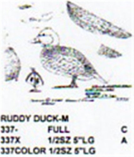 Ruddy Duck Standing Carving Pattern Hummul Carving Company – Cherry ...