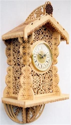 The Snowflake Scroll Saw Clock Plan | Cherry Tree Toys
