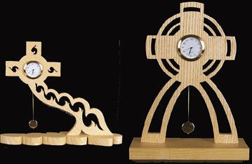 Mini Cross Clocks Scroll Saw Plans|Cherry Tree Toys