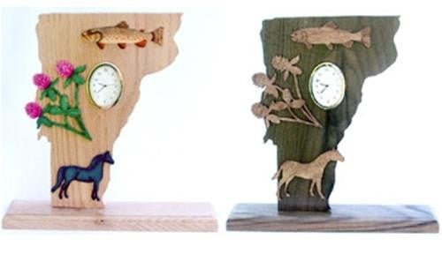 Vermont Scroll Saw Clock Pattern | Cherry Tree Toys