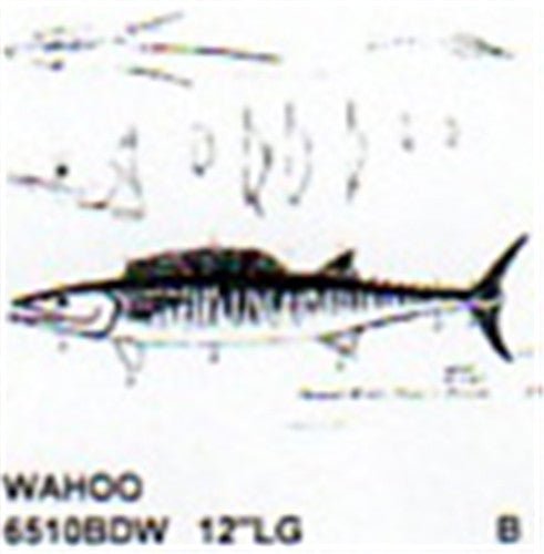 Wahoo Mouth Slightly Open 12"Long Color Hummul Carving Company – Cherry ...