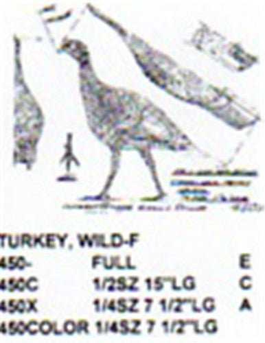 Wild Turkey Female Standing Carving Pattern Hummul Carving Company ...