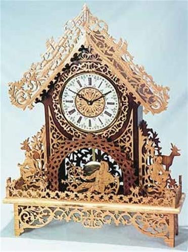 The Sherwood Scroll Saw Clock Plan | Cherry Tree Toys