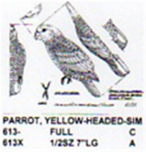 Yellow Headed Parrot Perching Hummul Carving Company – Cherry Tree Toys